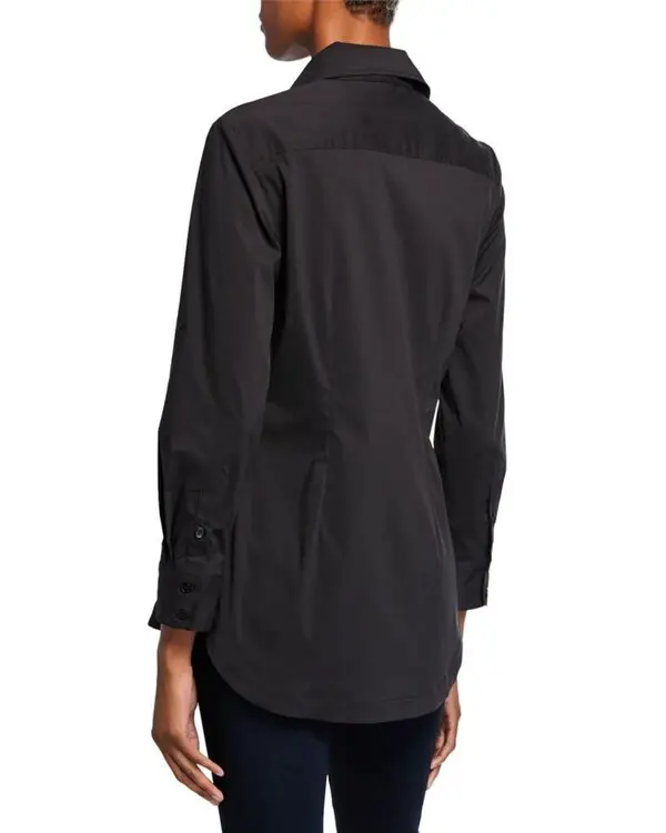 Finley Joey Roll-tab Shirt - Black