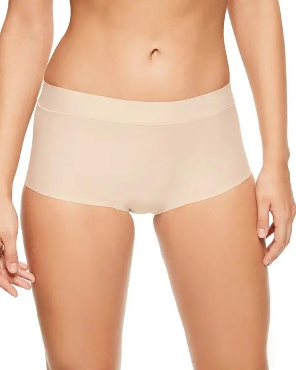 Chantelle Soft Stretch Boyshort Briefs - Nude