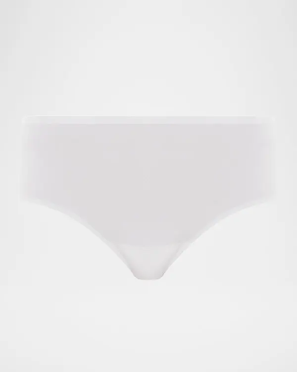 Chantelle Soft Stretch Mid-rise Hipster Briefs - White
