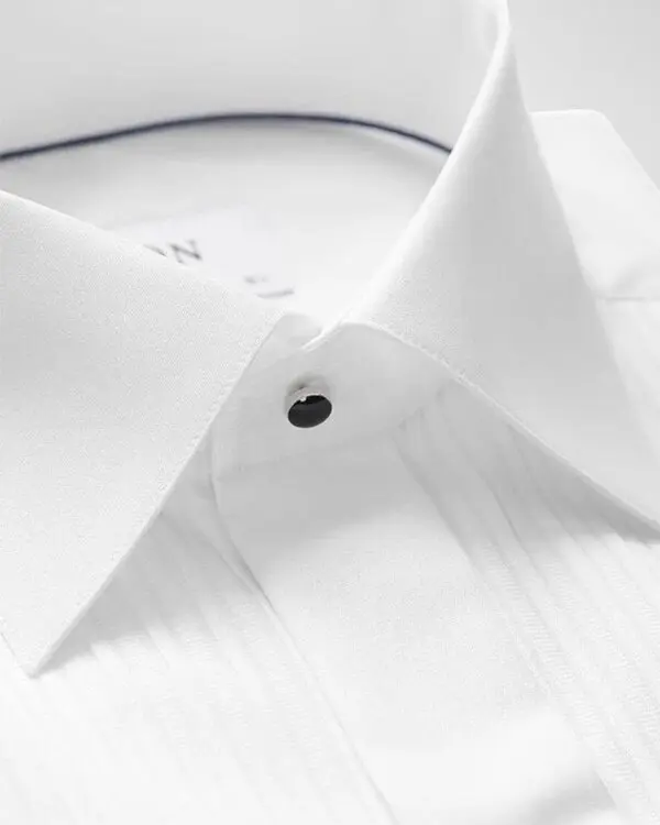Eton Contemporary-fit Pleated Bib Formal Shirt