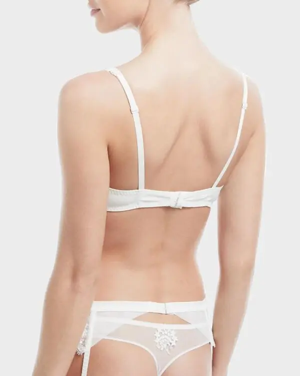 Simone Perele Wish Lace Suspenders Garter Belt - Ivory