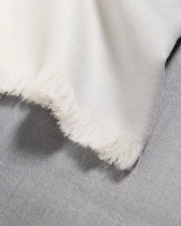 Sofia Cashmere Cashmere Ombre Scarf - Oat/grey