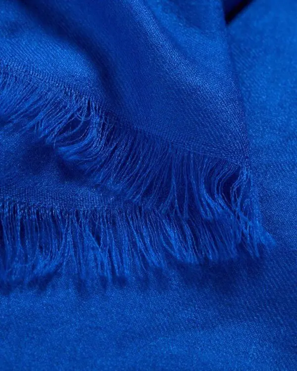 Sofia Cashmere Lightweight Cashmere Scarf - Cobalt