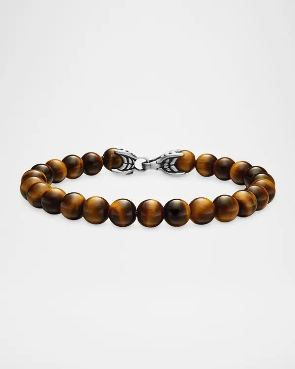 David Yurman Spiritual Bead Bracelet - Tigers Eye