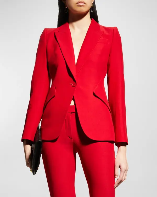 ALEXANDER McQUEEN ｜スーツ｜48 Alexander Mcqueen Classic Single-Breasted Suiting Blazer