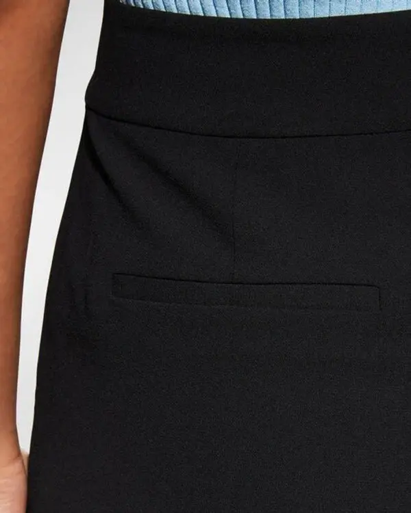 Alice + Olivia Dylan High-waisted Wide-leg Trousers - Black