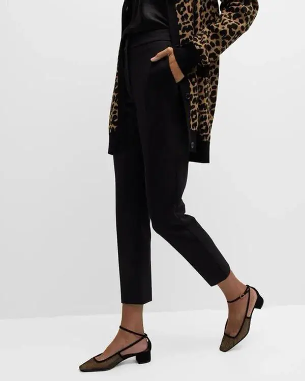Max Mara Pegno Straight-leg Ankle Pants