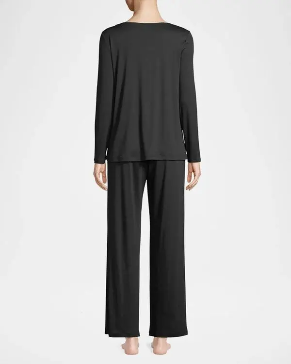 Hanro Moments Long Sleeve Pajama Set