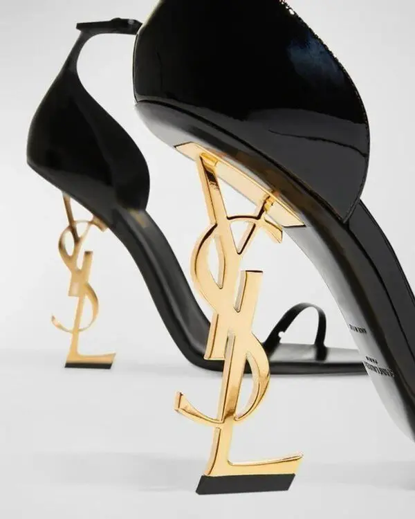 Saint Laurent 110mm Opyum Sandals - Black