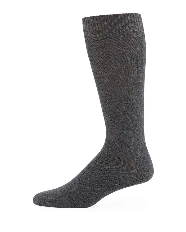 Neiman Marcus Luxe Socks - Charcoal