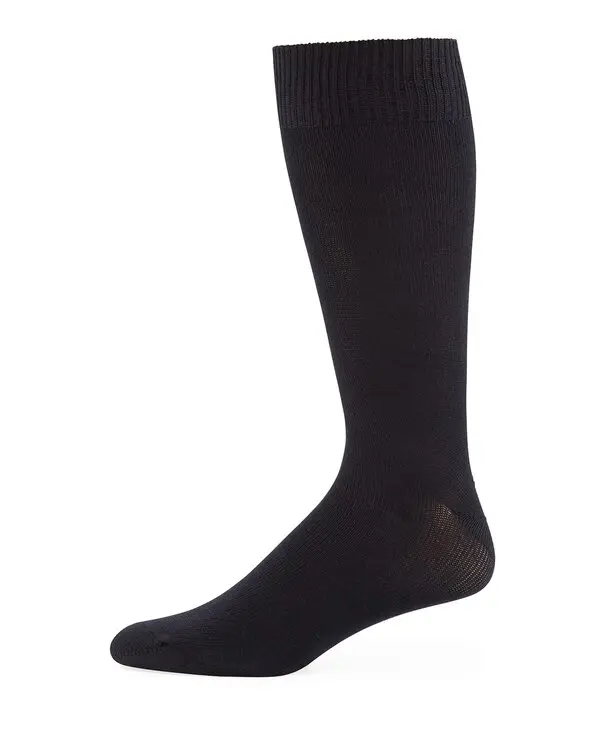 Neiman Marcus Luxe Socks - Navy