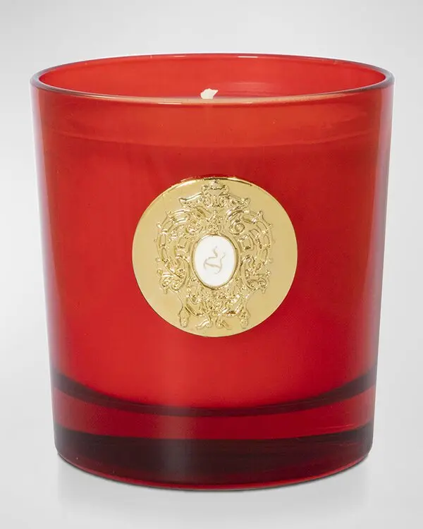 TIZIANA TERENZI 8.81 Oz. Tempel Red Glass Candle - One-color