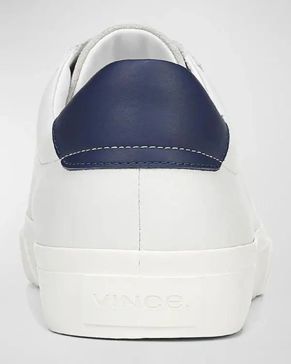 Vince Fulton Leather Low-top Sneakers - White