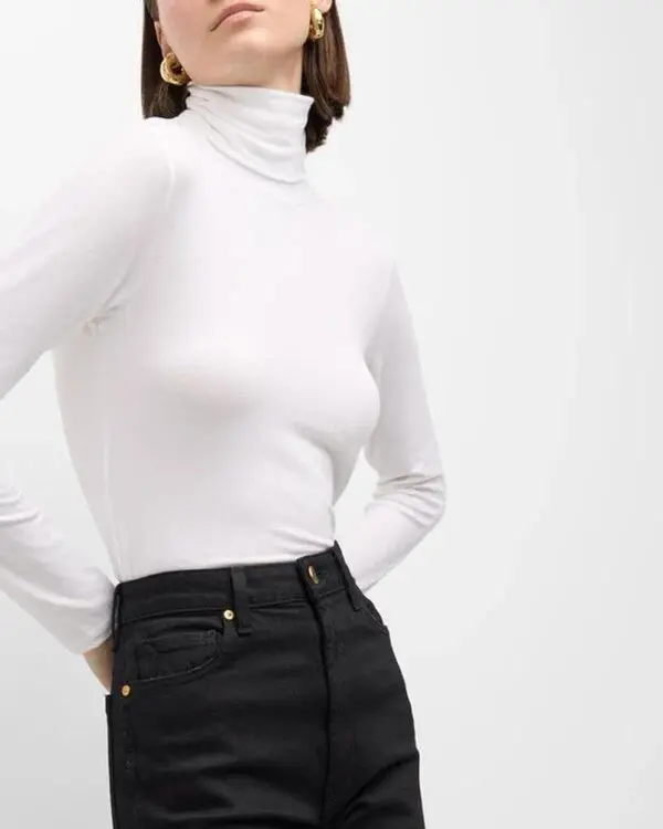 Majestic Filatures Soft Touch Long-sleeve Turtleneck