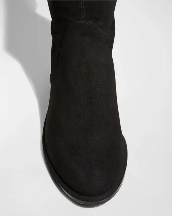 STUART WEITZMAN Lowland Over-the-knee Suede Boots - Black
