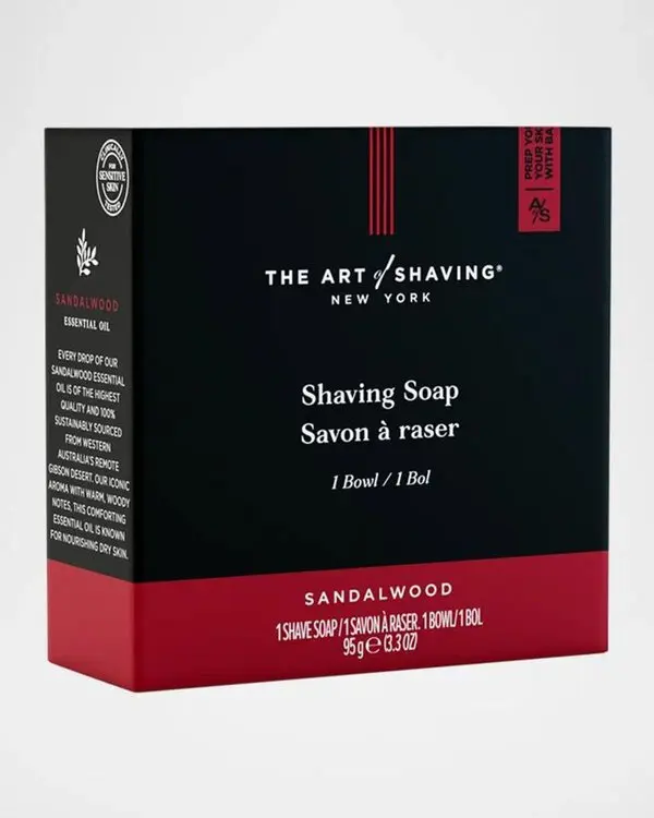 THE ART OF SHAVING Sandalwood Shaving Soap With Bowl - Brown