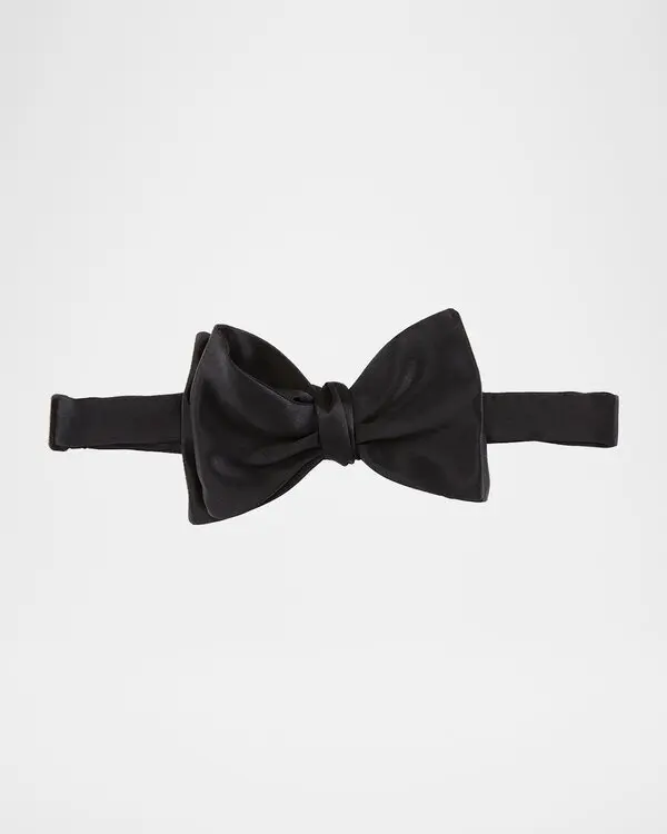 Stefano Ricci Self-tie Satin Bow Tie