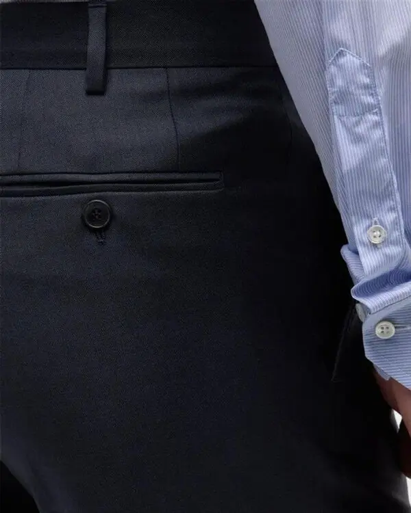 Brioni Tigulli Wool Trousers - Navy