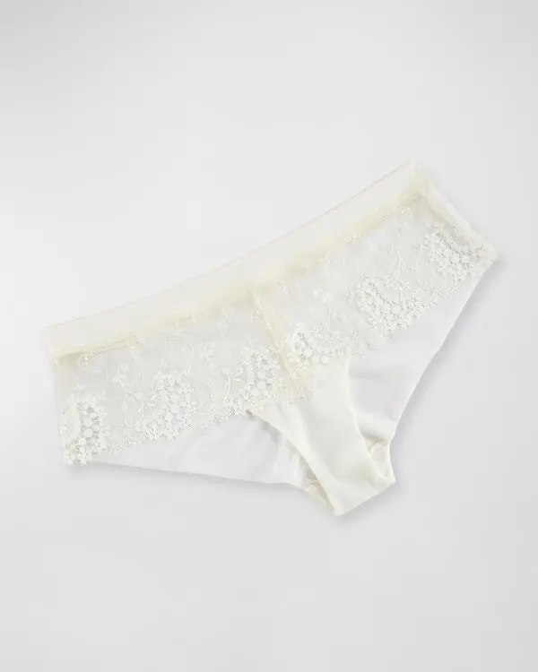 Simone Perele Wish Lace Boyshorts - Ivory