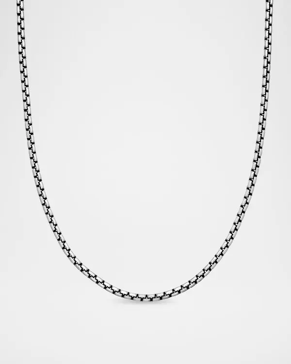 David Yurman Box Chain Necklace - Silver