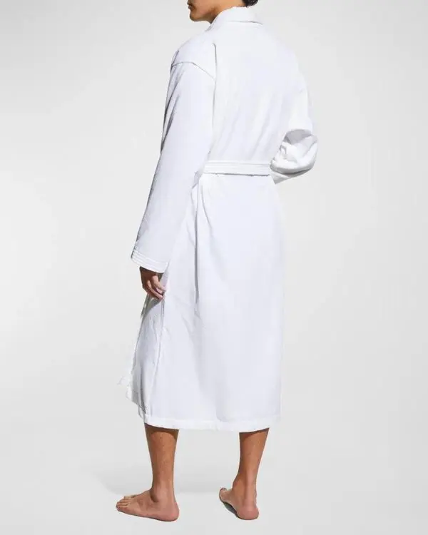 Derek Rose Apos;s Solid Terry Robe - White
