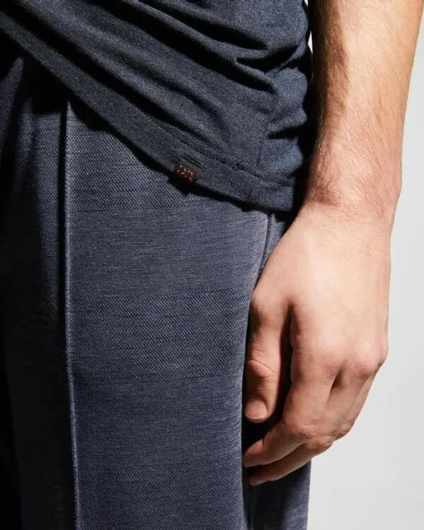Derek Rose Apos;s Marl Crewneck Short-sleeve Knit Tee - Anthracite