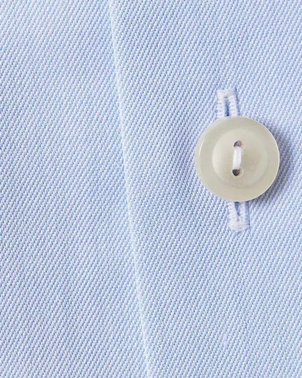 Eton Contemporary Fit Twill Dress Shirt