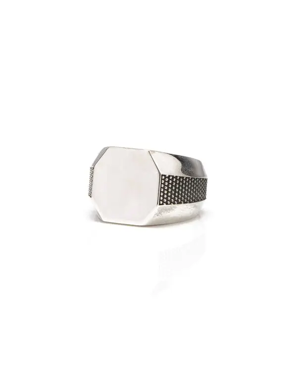 Emanuele Bicocchi Signet Ring - Silver
