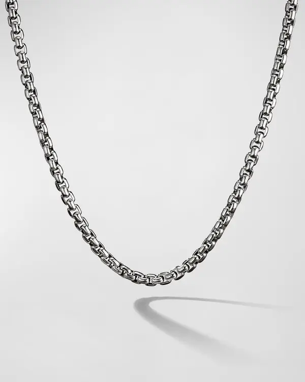 David Yurman Box Chain Necklace, 4.8mm - Silver