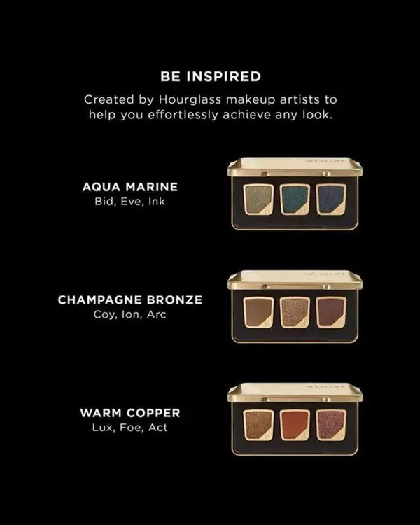 HOURGLASS Curator Three-pan Palette