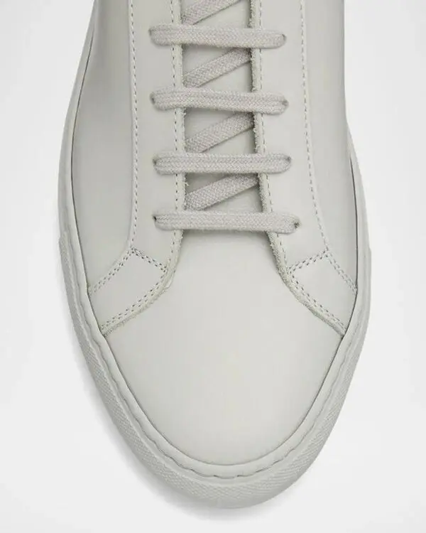 COMMON PROJECTS Achilles Leather Low-top Sneakers - Gray