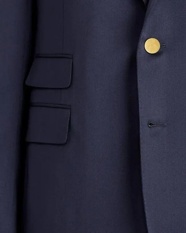 Ralph Lauren Purple Label Gregory Hand-tailored Blazer - Navy