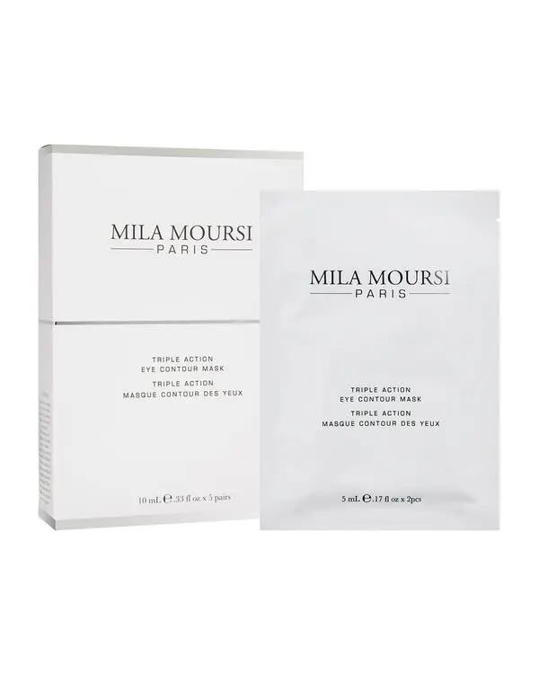 MILA MOURSI PARIS Triple Action Eye Contour Mask, 5 Pairs - One-color
