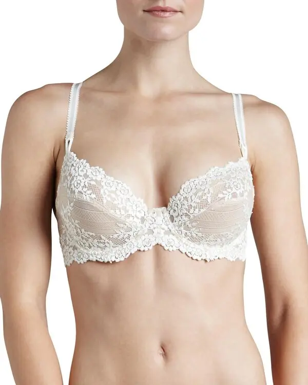 Wacoal Lace Embrace Underwire Bra - Nude/ivory