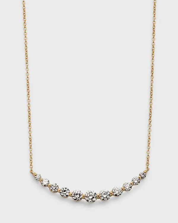 Neiman Marcus 18k Bar Necklace - Yellow Gold