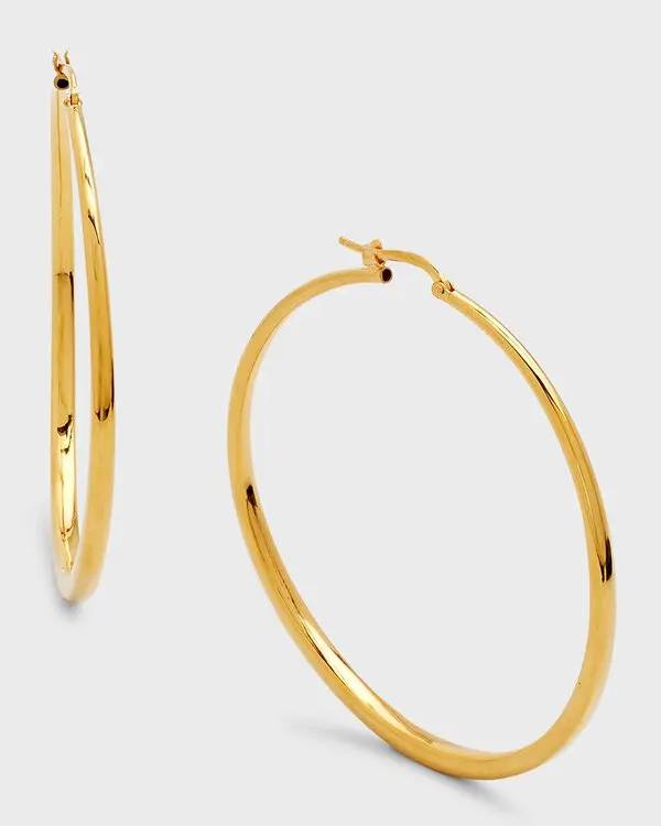 Roberto Coin 18k Hoop Earrings - Yellow Gold