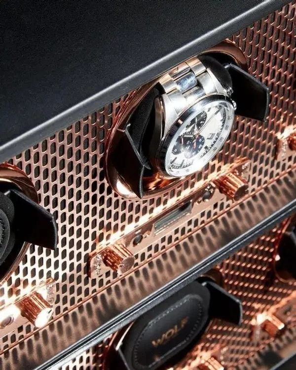 Wolf Axis 6-piece Watch Winder - Copper