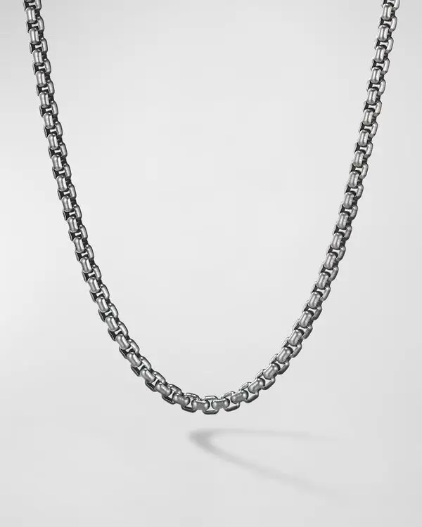 David Yurman Box Chain Necklace - Stainless Steel