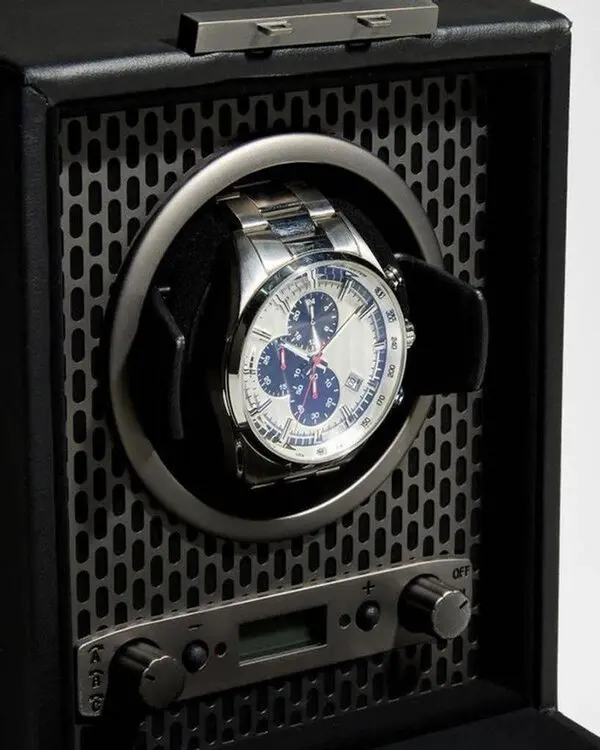 Wolf Axis Single Watch Winder - Powder Coat