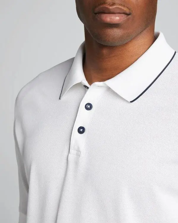 Giorgio Armani Apos;s Tipped Polo Shirt