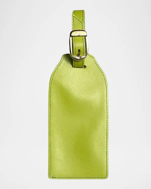 BELL & APOS;INVITO Bell'invito Monogram Luggage Tag - Avocado
