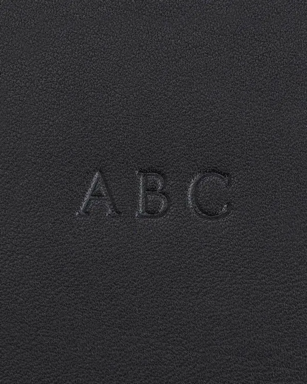 ROYCE NEW YORK Rfid Blocking Continental Wallet, Personalized - Black