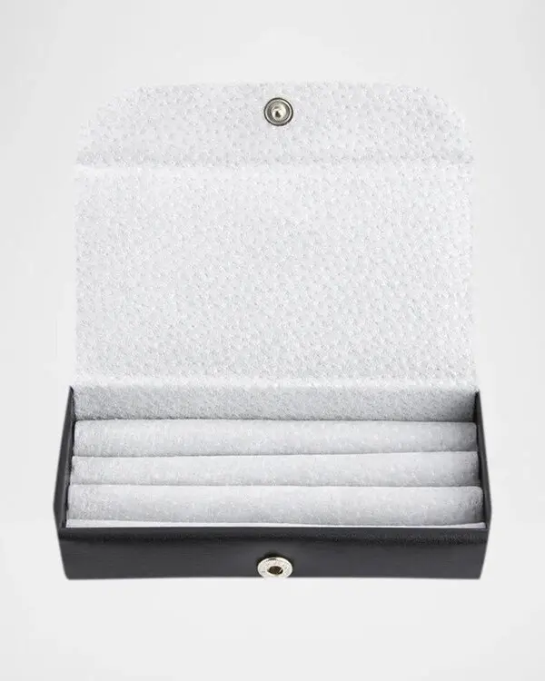 ROYCE NEW YORK Personalized Leather Cufflink Case