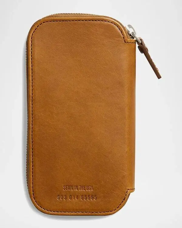 Shinola Vachetta Leather Travel Watch Case - Tan