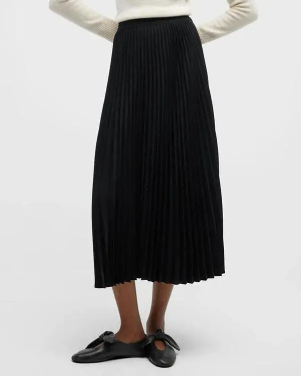 Co Pleated Midi Skirt