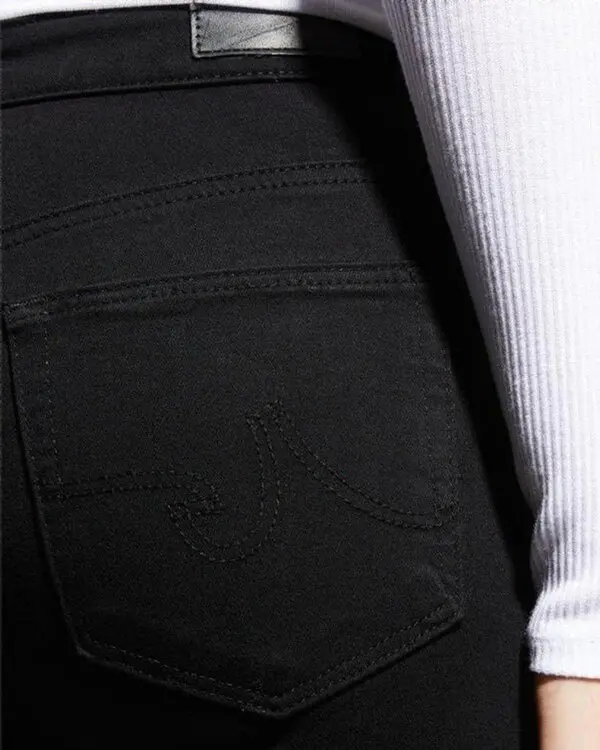 Ag Farrah High-rise Skinny Jeans - Super Black