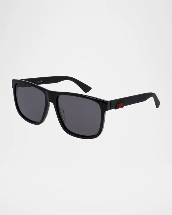 Gucci Square Frame Sunglasses - Black