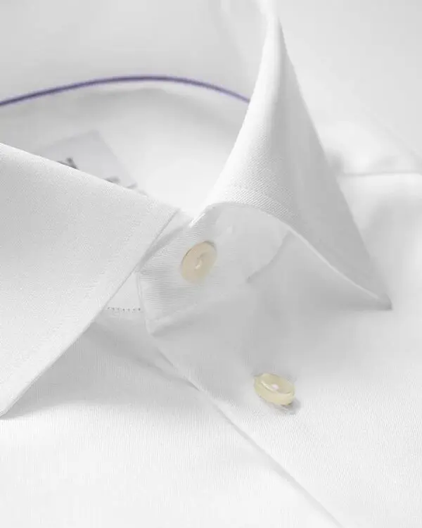 Eton Apos;s Contemporary-fit French-cuff Twill Dress Shirt - White