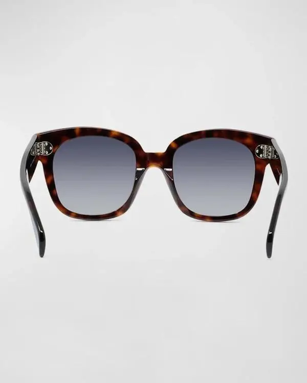 Celine Square Polarized Sunglasses - Brown Pattern