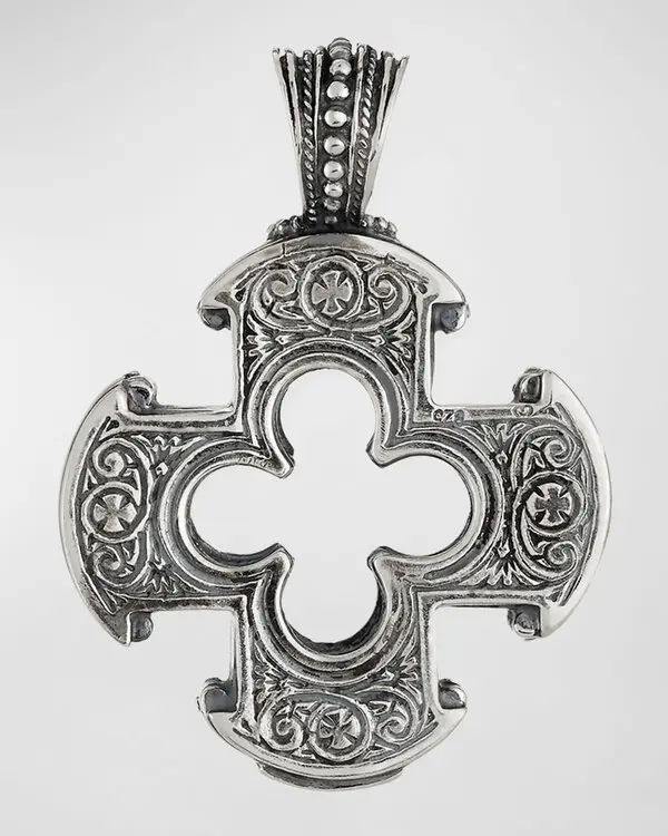 Konstantino Sterling Classics Cross Pendant - Silver